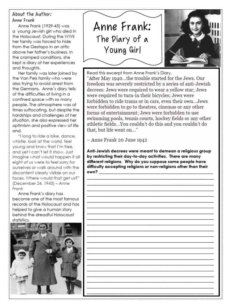 English Packets Printing | PDF | Anne Frank | The Holocaust