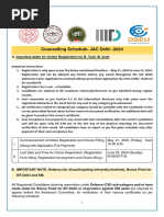 Schedule CSAB Special 2025 | PDF