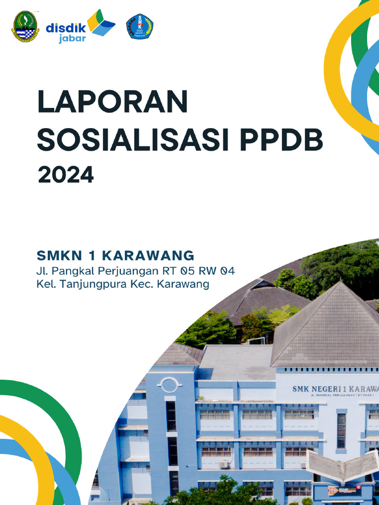 Laporan Sosialisasi PPDB 2024 SMKN 1 Karawang | PDF