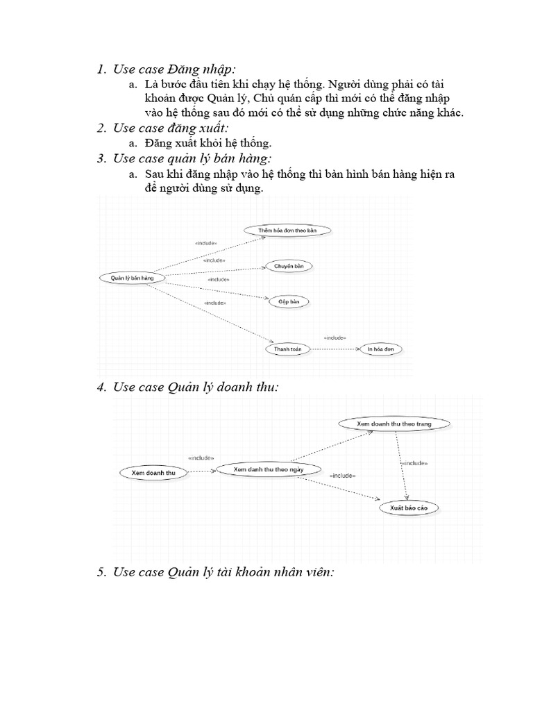 Usecase và đặc tả | PDF