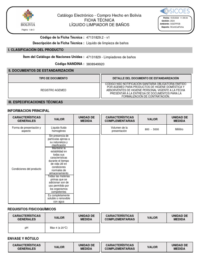 RCom Cat Ficha | PDF