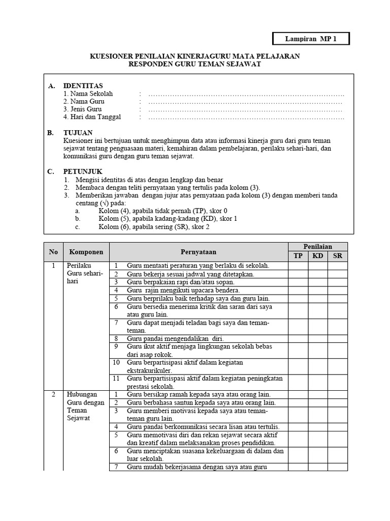Suplemen PKG Guru Mapel | PDF