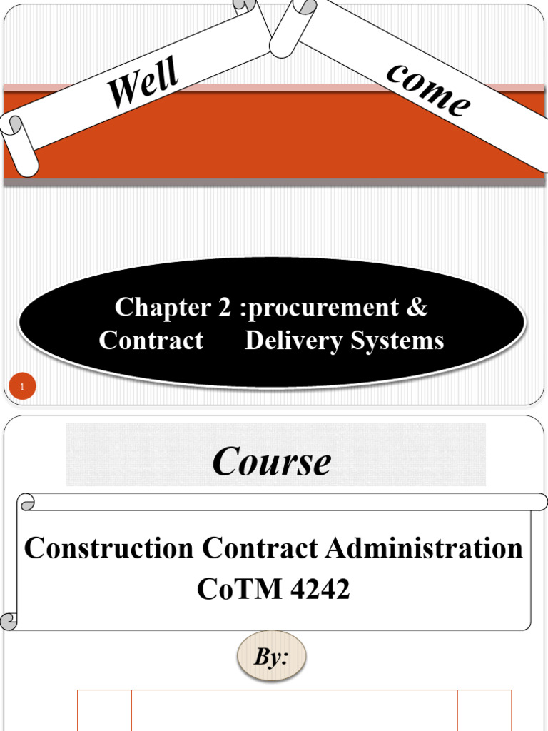 Chapter 2 Prom-2 | PDF | Construction Management | Procurement