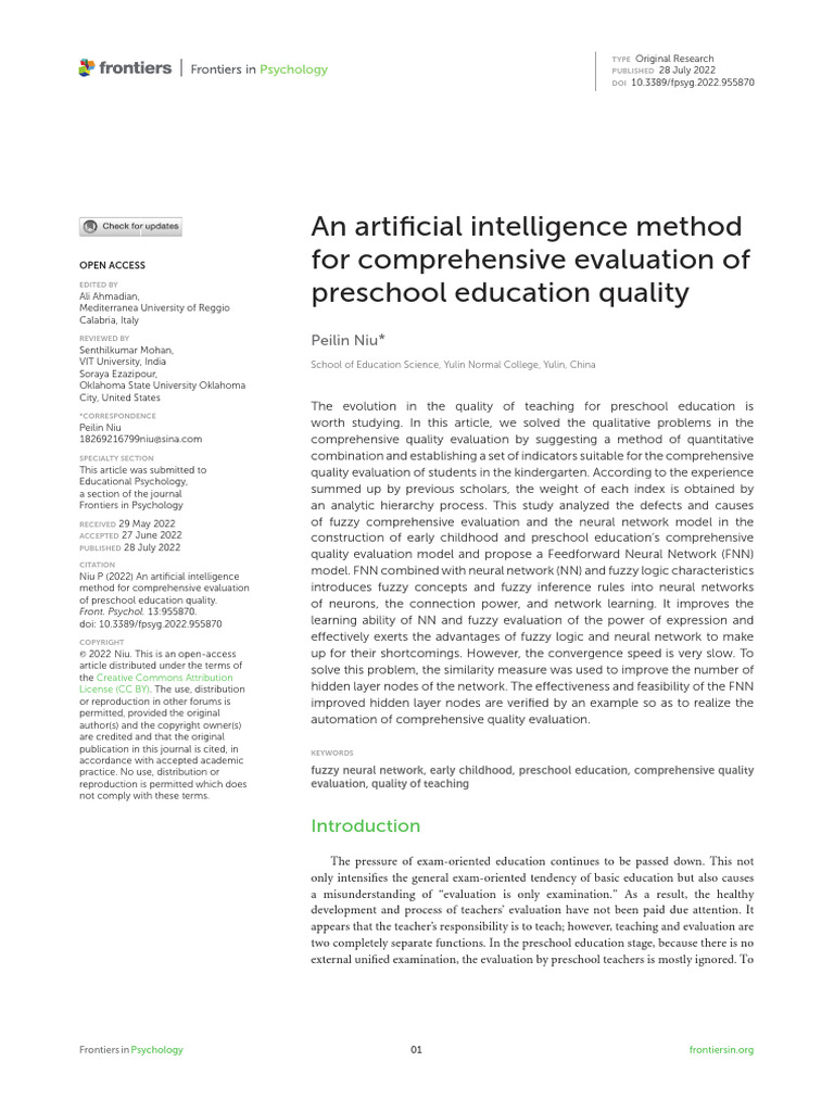 An Artificial Intelligence Method | PDF | Fuzzy Logic | Evaluation