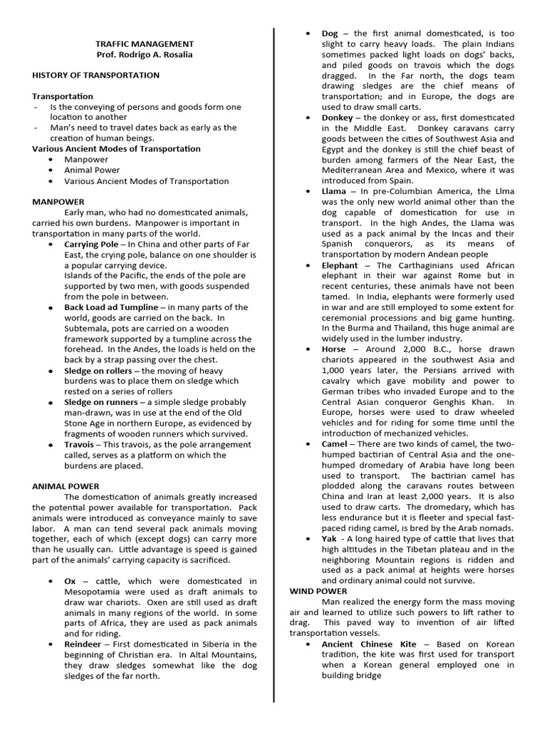 Traffic Management Pdf Traffic Wheel