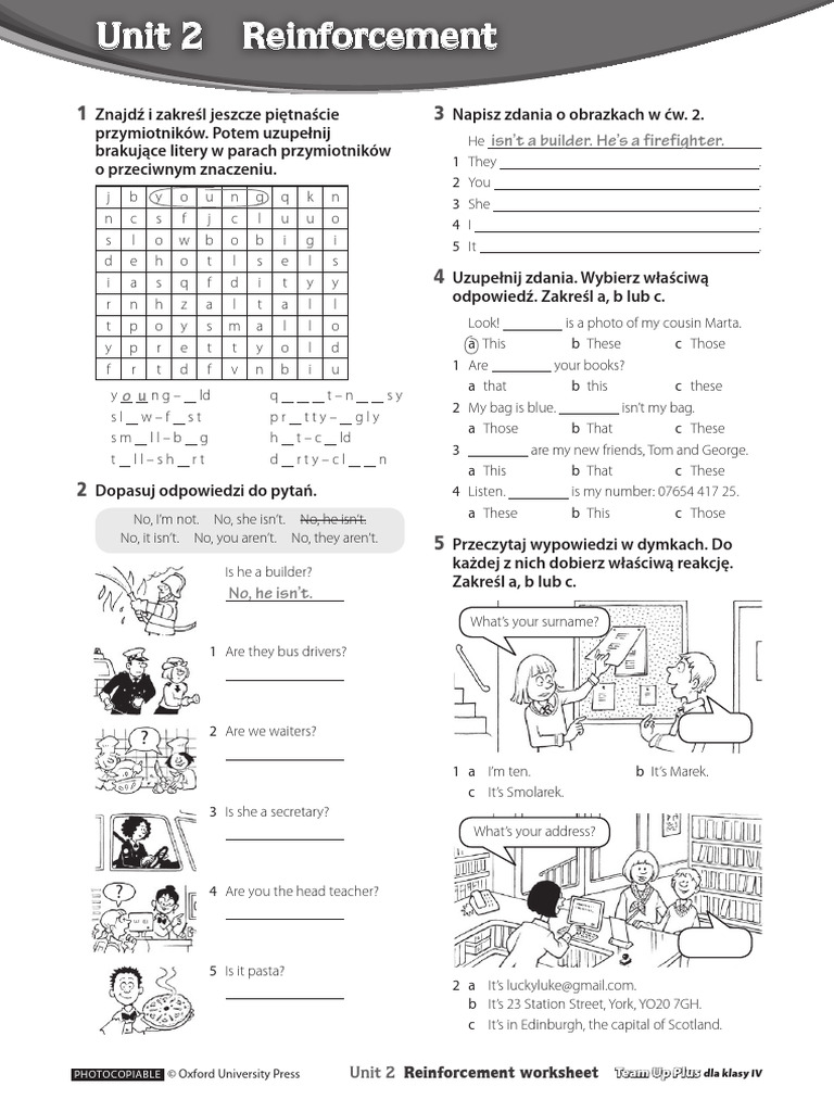 Unit 2 Reinforcement and Extension | PDF