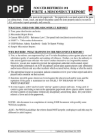 Offense Codes for Red & Yellow Cards | PDF | Ball Games | Football Codes