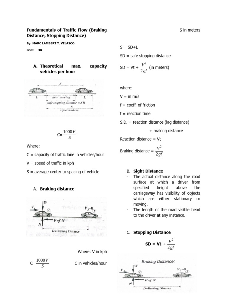 Fundamentals of Traffic Flow | PDF | Traffic