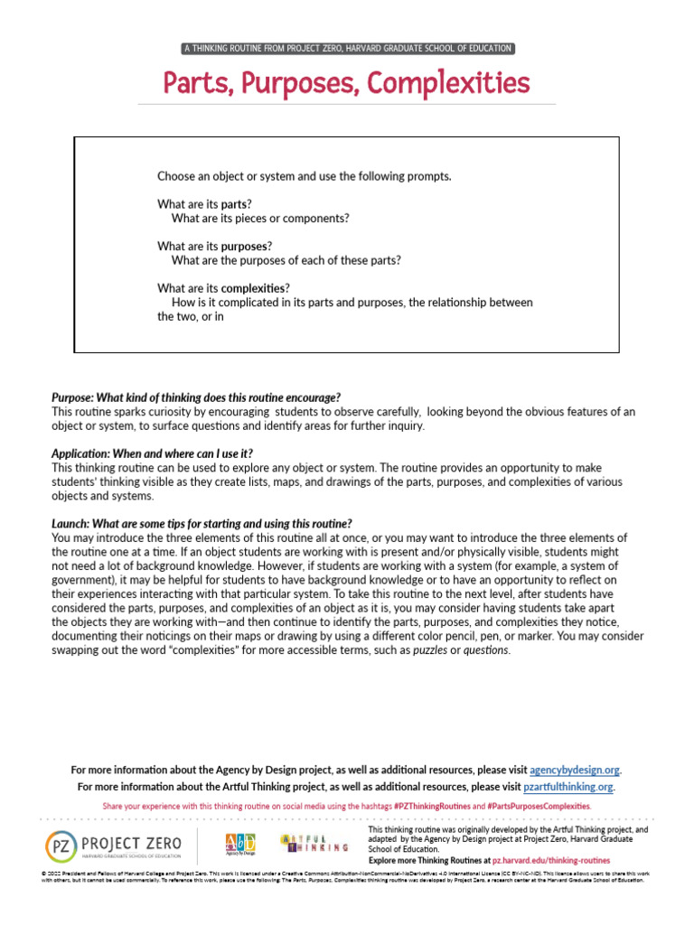 Parts Purposes Complexities 0 | Download Free PDF | Inquiry | Cognition