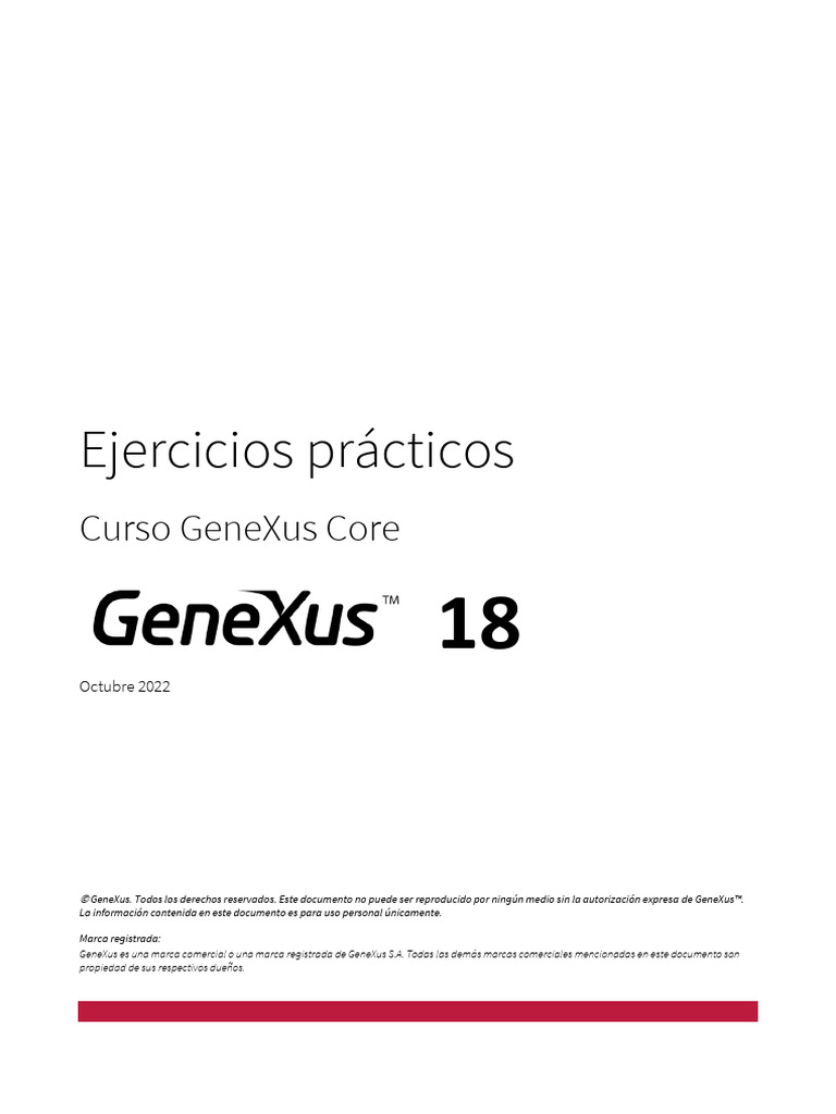 Curso Genexus 18 | PDF | Informática | Software