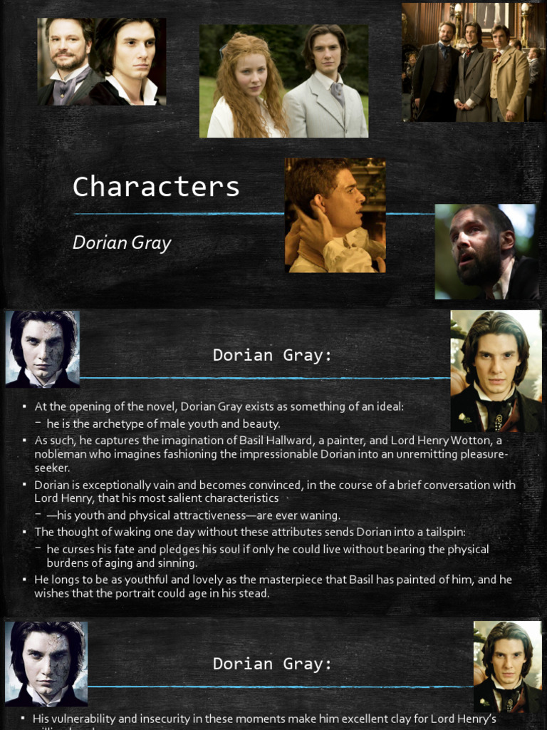 Eng HL GR 12 PowerPoint Notes On Dorian Gray Characters | PDF | The ...