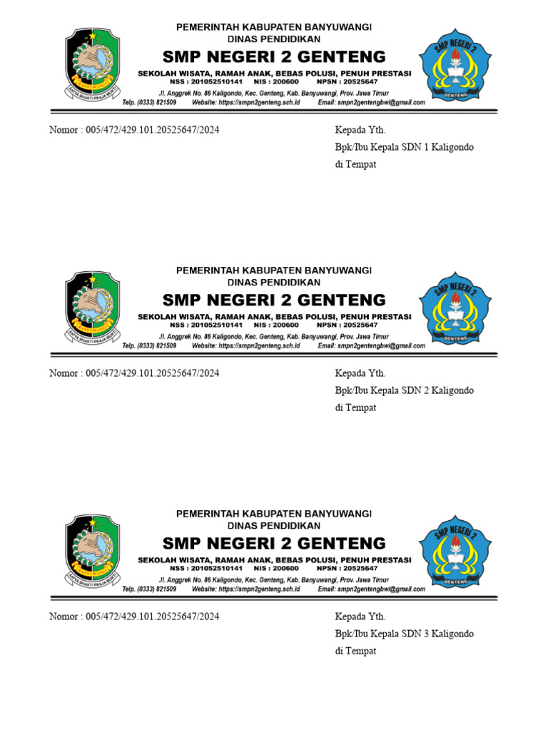 Kop AMPLOP Undangan Expo | PDF