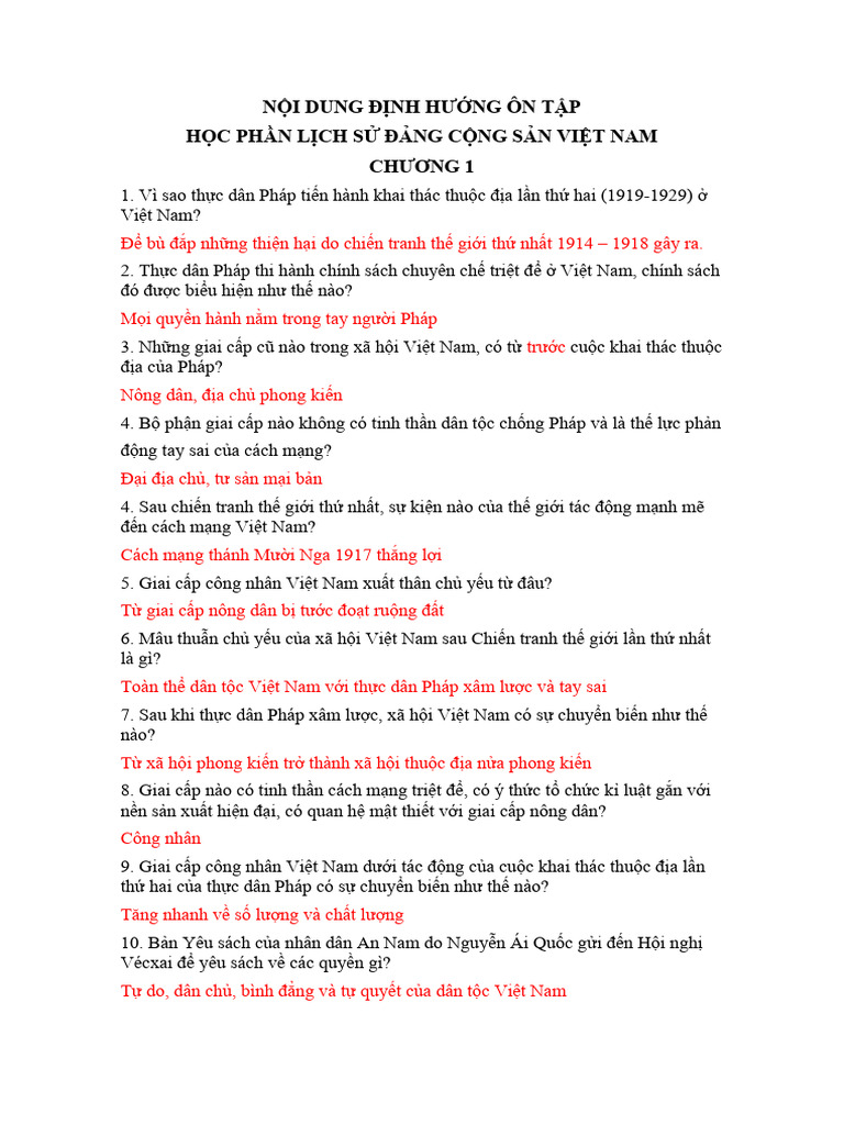 Dinh Huong On Tap LSD 4.2024 | PDF