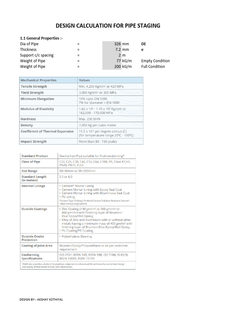 Cal Pipe Staging | PDF
