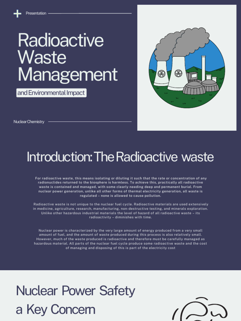Radioactive Waste Management: and Environmental Impact | Download Free ...