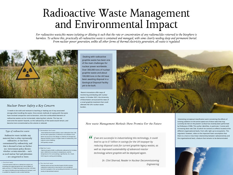 Poster | Download Free PDF | Radioactive Waste | Waste