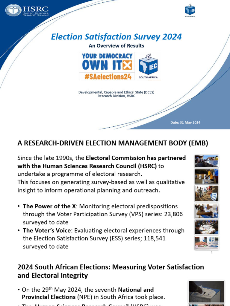 2024 05-31-0830 Election Satisfaction Survey ESS Series Presentation ...