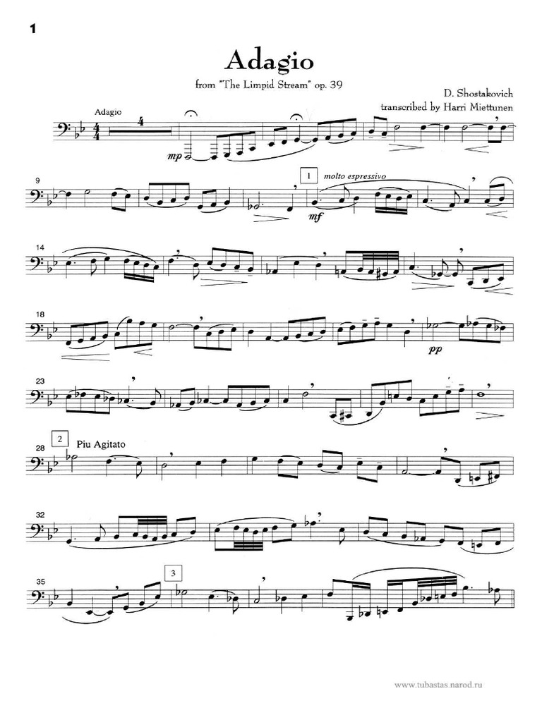 D.shostakovich Adagio | PDF