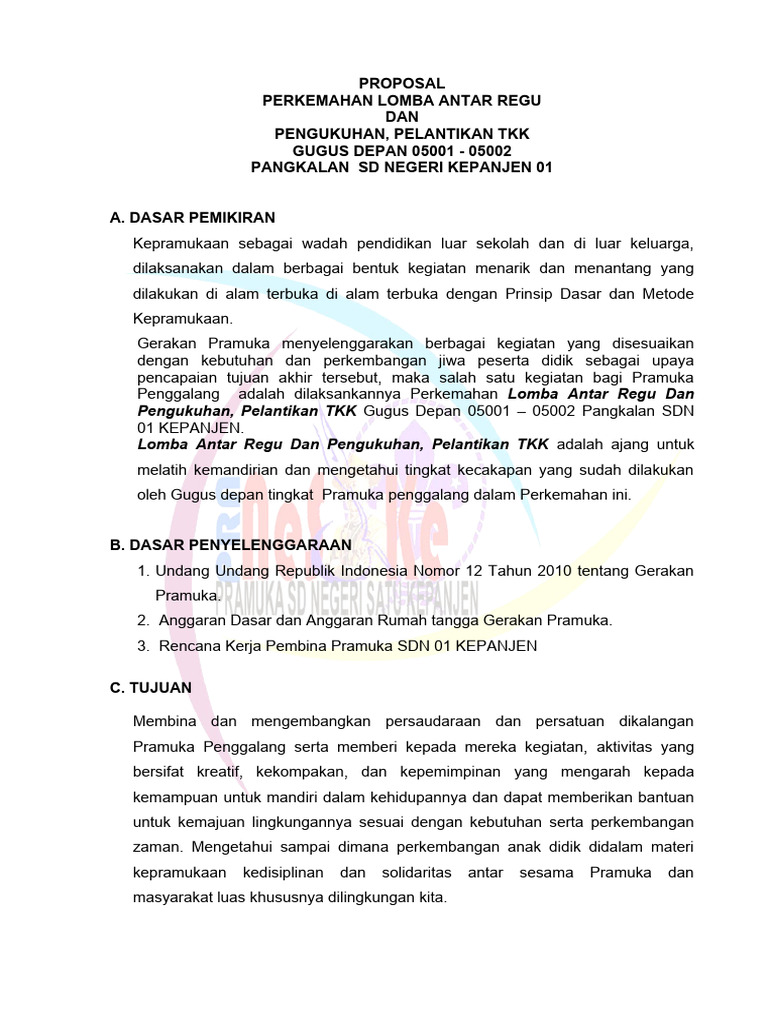 Proposal LT 1 2015 | PDF