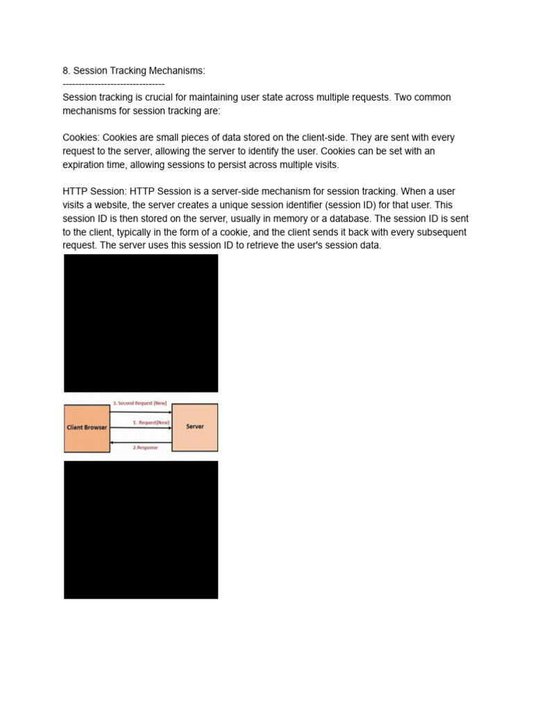 Session Tracking Mechanisms | PDF | Http Cookie | Computing