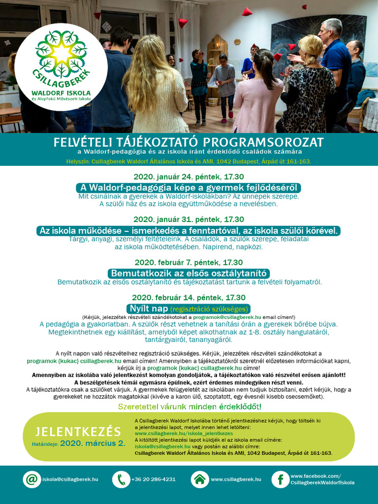 2020 CSBI Felveteli Tajekoztato A4 Ev | PDF