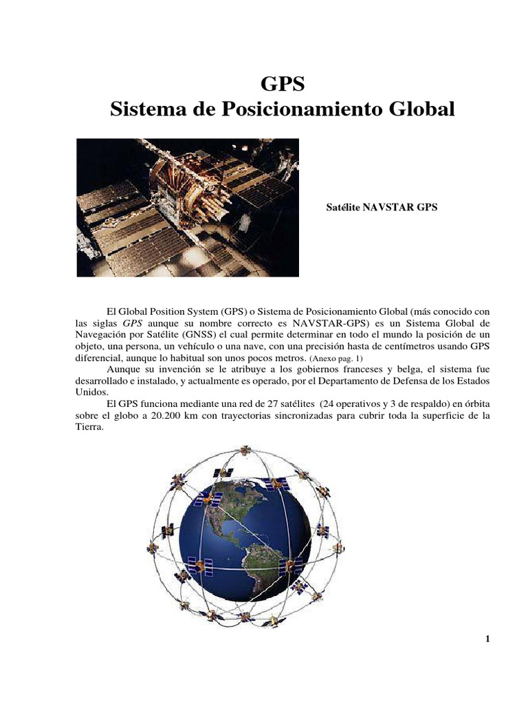 Funcionamiento del Sistema AVL GPS | PDF | Sistema de Posicionamiento ...
