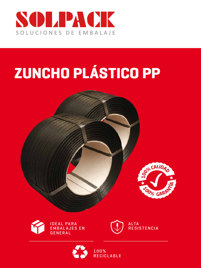 Zuncho Plástico PP para Embalaje Seguro | PDF | Sector secundario de la ...