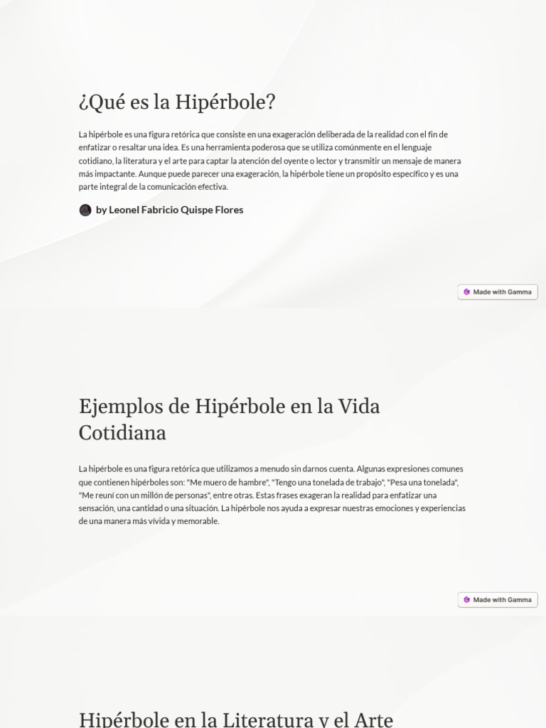 La Hipérbole: Exageración Impactante | PDF | Comunicación | Humor