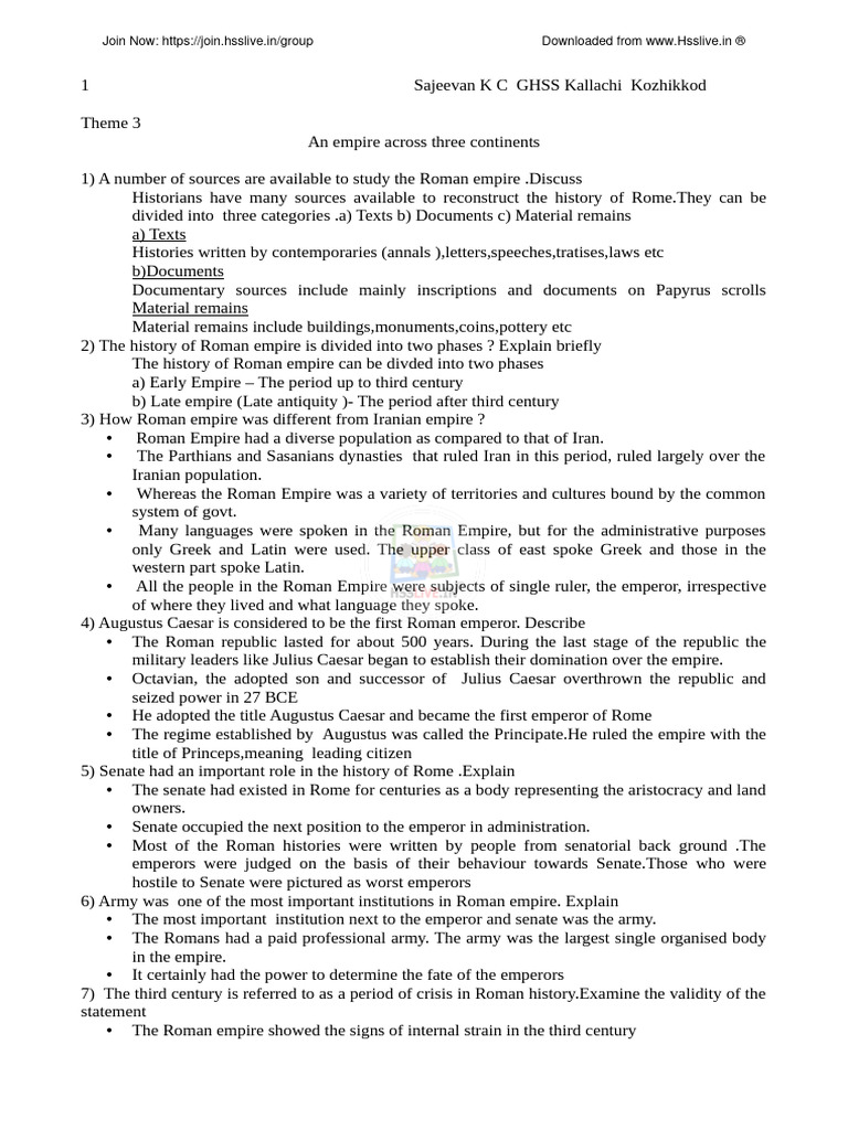 Economics CH 2 | PDF | Roman Empire | Ancient Rome