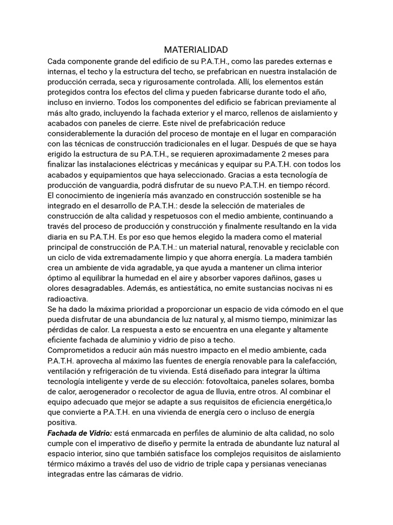 MATERIALIDAD | Descargar gratis PDF | Energía renovable