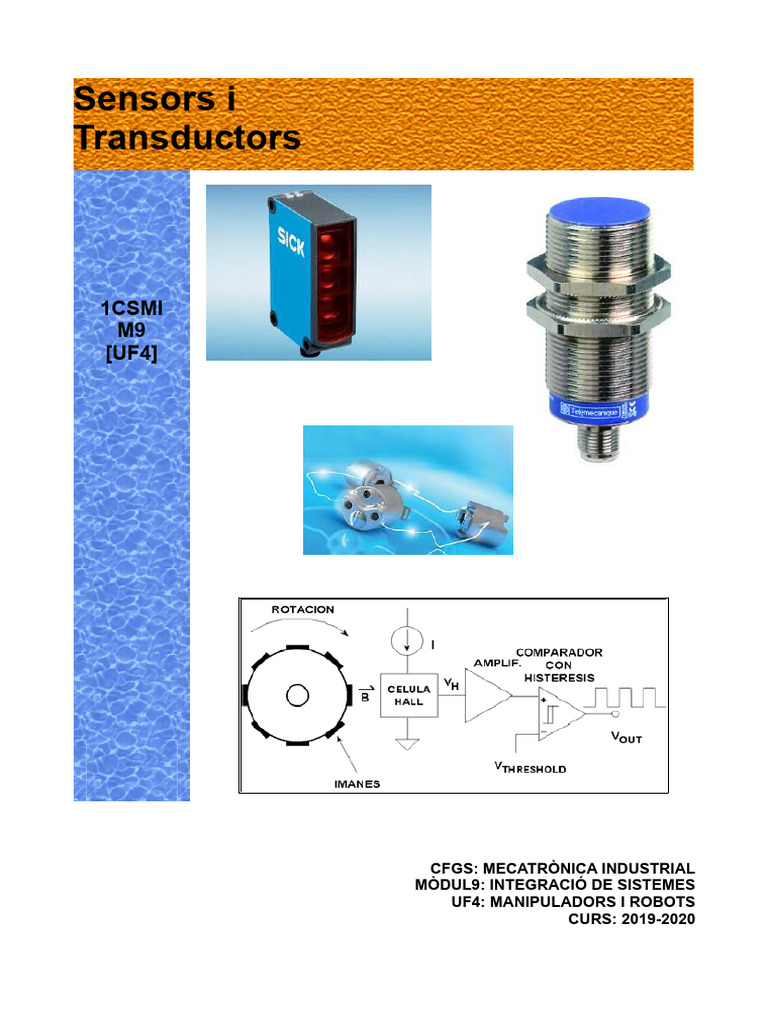 Sensors I Transductors Resumen Subrallado | PDF