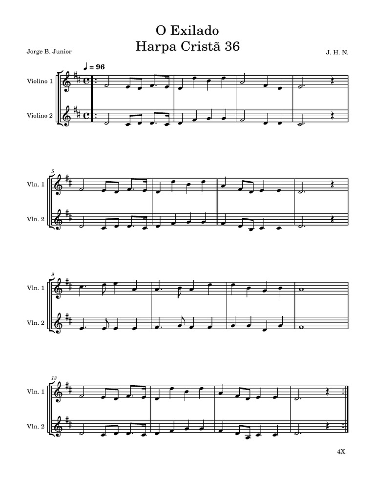 O Exilado Harpa Crist 36 | PDF