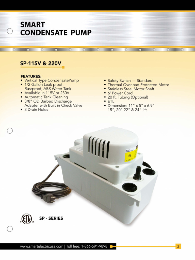 Ficha Tecnica Bomba Smart Pump | PDF