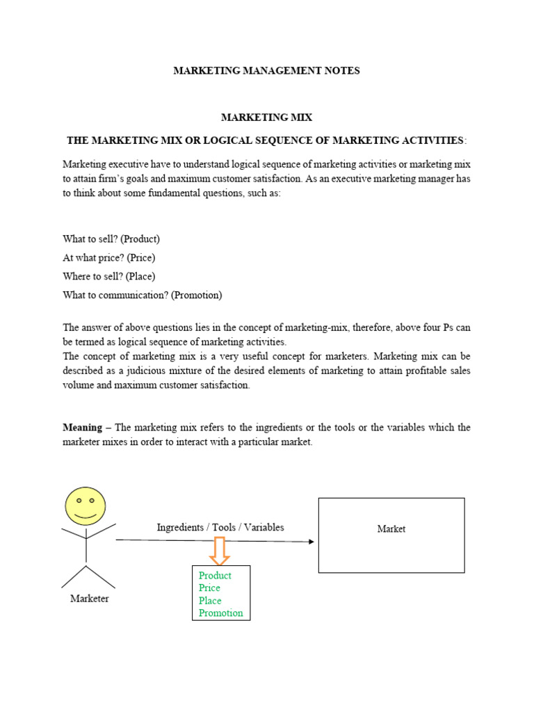Marketing Mix & Segmentation Guide | PDF | Marketing | Market Segmentation