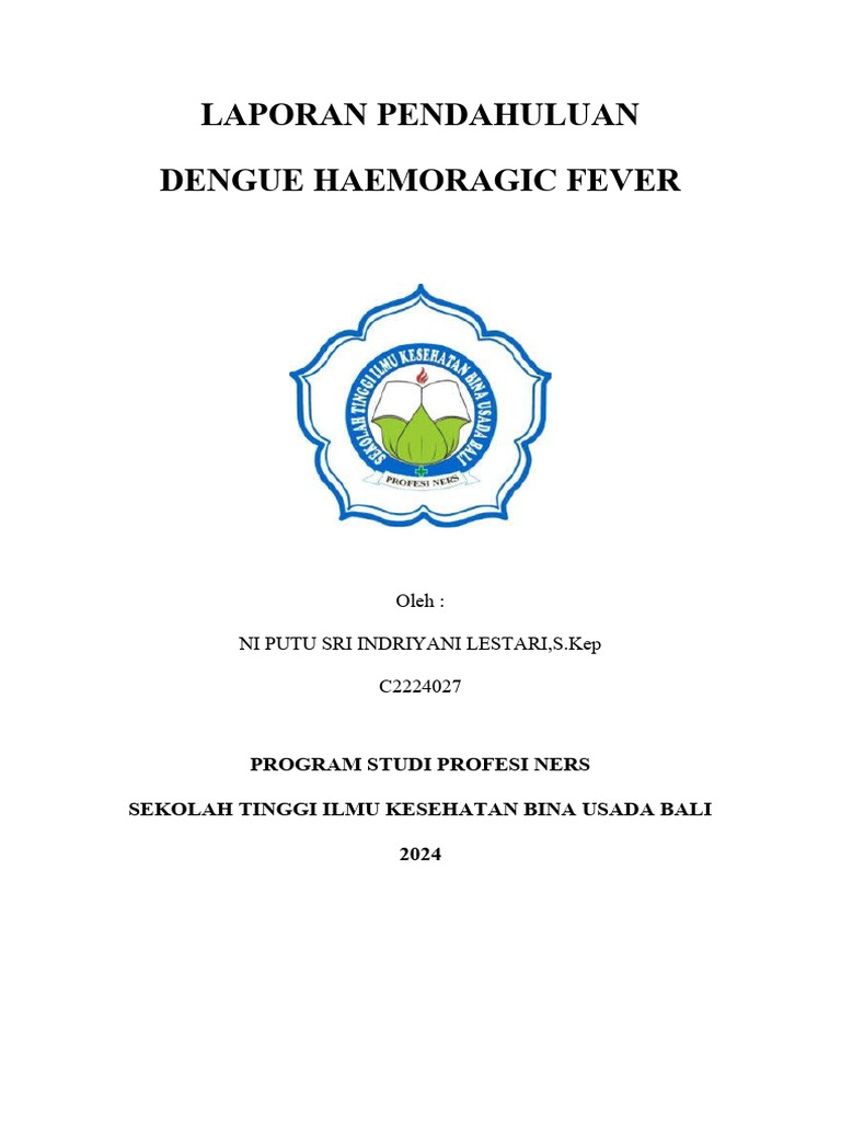 Ni Putu Sri Indriyani Lestari LP DHF | PDF | Pengembangan Diri