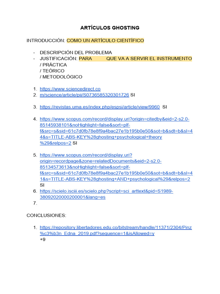 GHOSTING | PDF | Crecimiento personal y profesional | Negocios