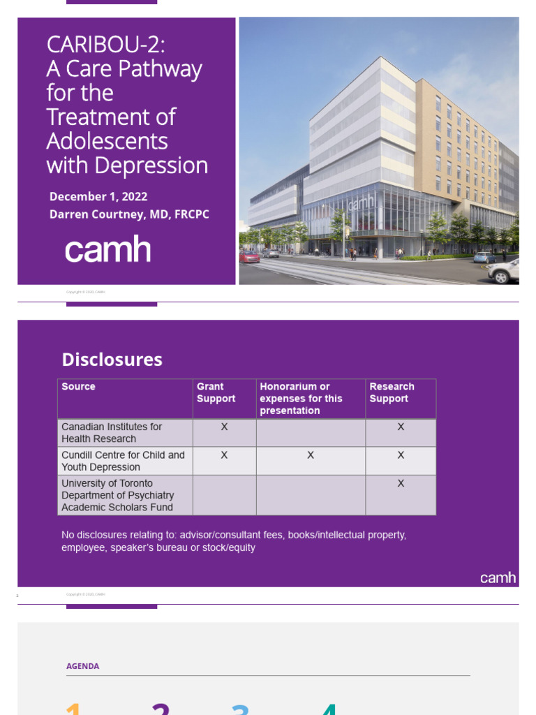 CARIBOU-2 A Care Pathway For The Treatment of Adolescents With ...