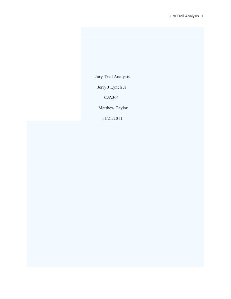 Data Analysis and Processing Techniques | PDF | Jury Trial | Separation ...