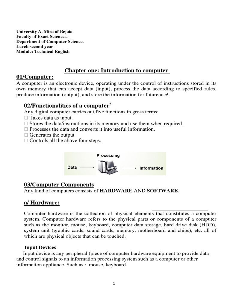 02 Ch01 Introduction To Computers 1 Pdf Computer Hardware 1319