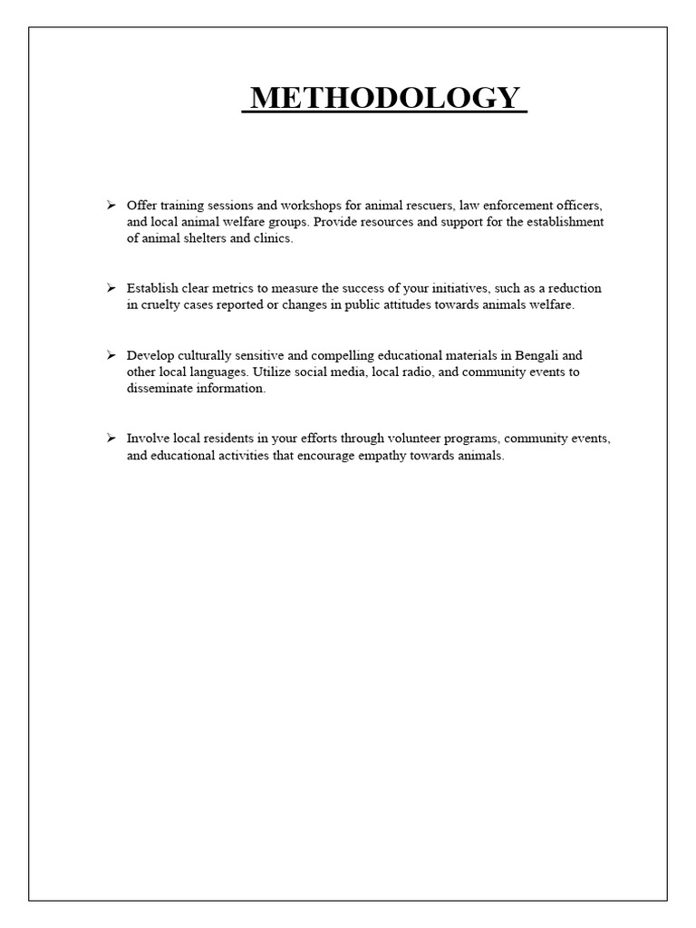 Animal Welfare Training and Outreach Methods | PDF