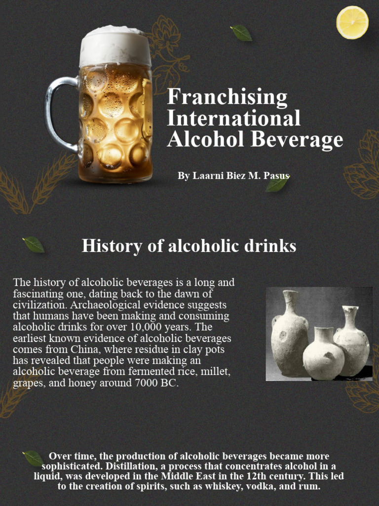 History and Franchising of Alcohol Beverages | PDF | Alcoholic ...