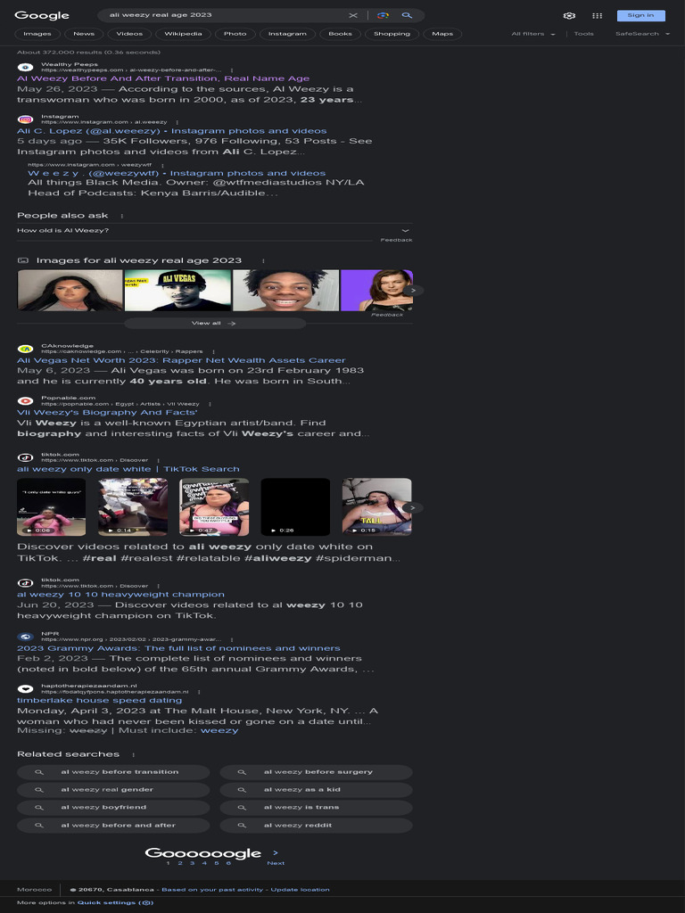Ali Weezy Real Age 2023 - Google Search | PDF