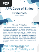 APS Code of Ethics | PDF | Informed Consent | Psychologist