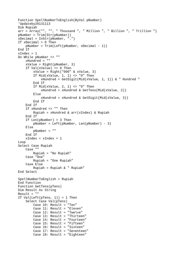 Spell To Words | PDF | Computer Programming