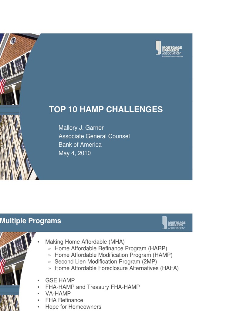 Top 10 Hamp Challenges: Mallory J. Garner Associate General Counsel ...