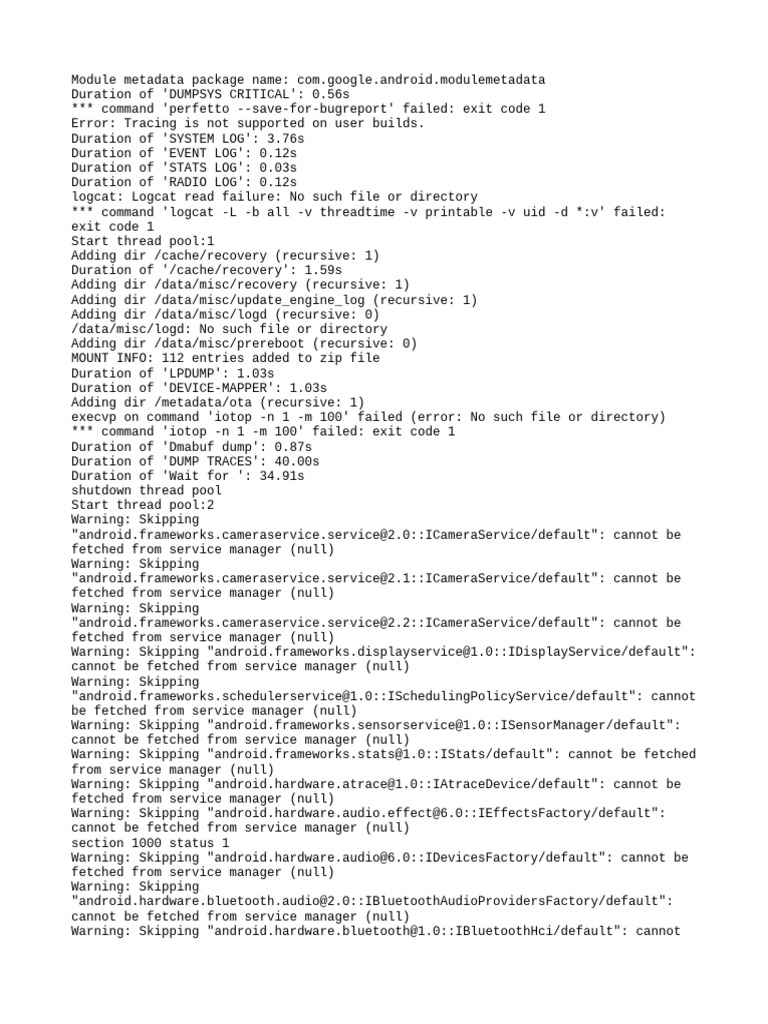 Bugreport 2040i TP1A.220624.014 2024 05 08 09 13 35 Dumpstate - Log 2498 | PDF | Computer ...