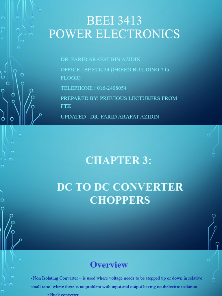 Chapter3 - Choppers | PDF | Capacitor | Power Supply