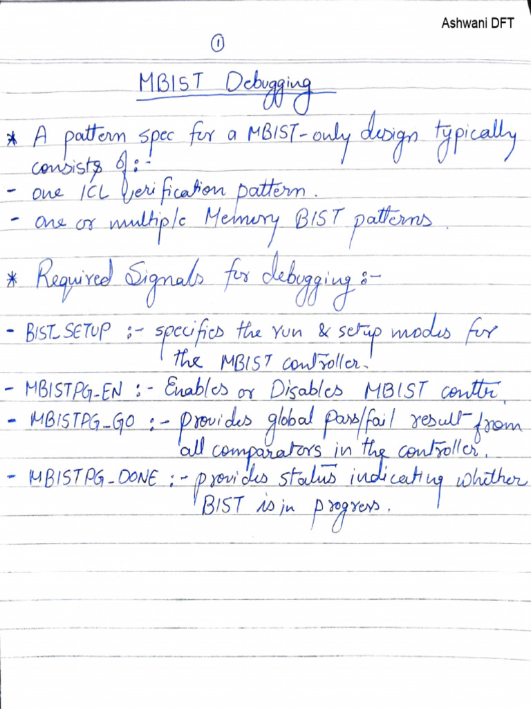 Tessent MBIST Simulation Debugging 1715519811 | PDF