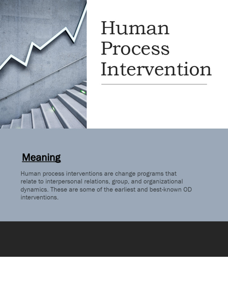 Human Process Intervention | PDF | Organization Development ...