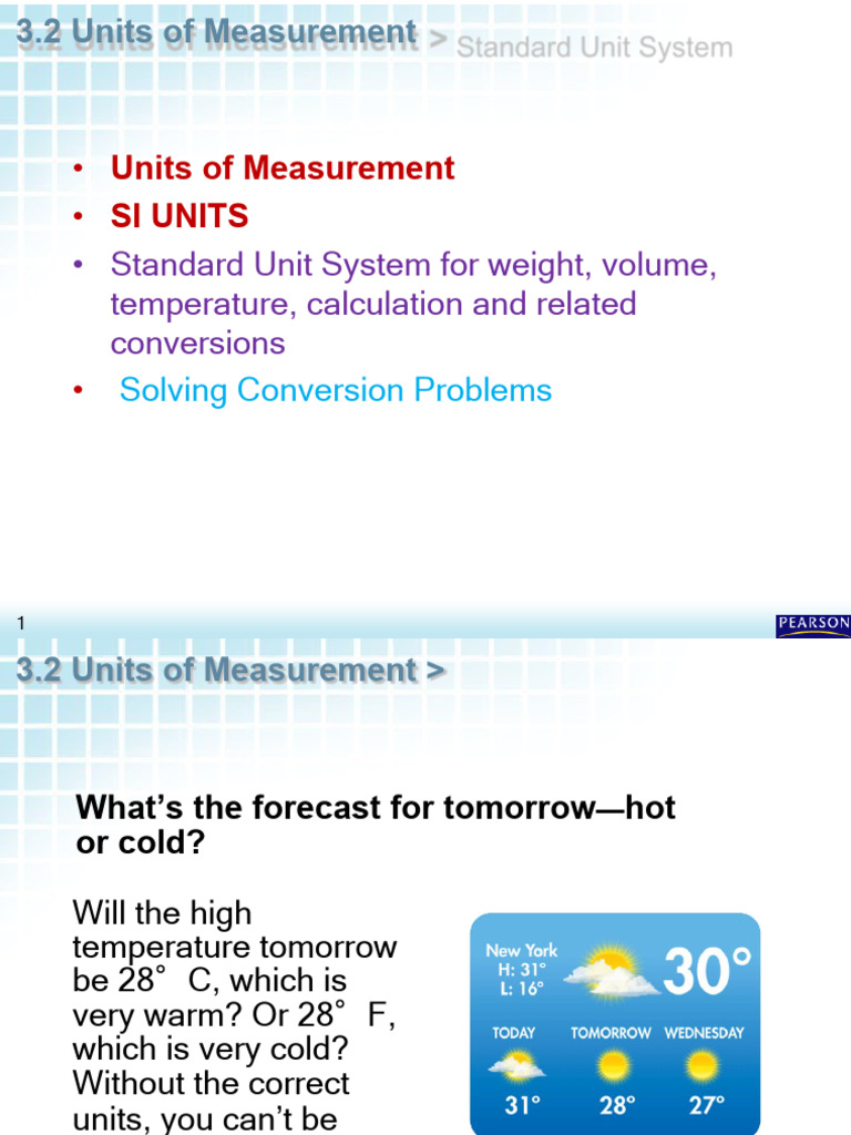 SI Units Lecture | PDF | Litre | Density